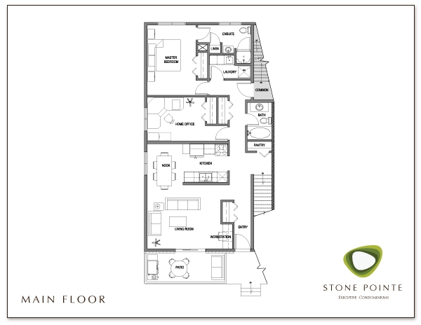 Stone Pointe Executive Condominiums - 3 Bedroom, 3 Bath, Main Floor ...