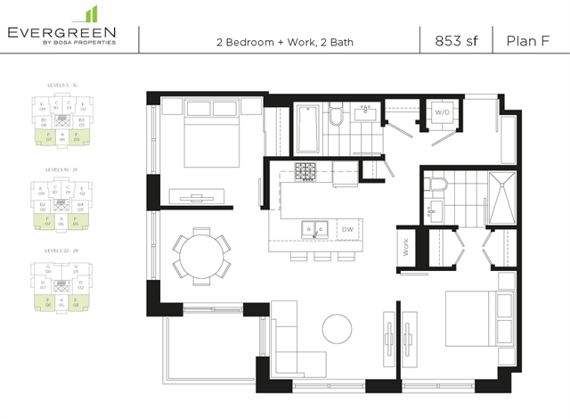 Evergreen by Bosa Properties - F Plan, Coquitlam BC | Livabl