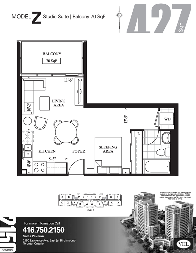 2150 Condos Phase 1 - Model Z Plan, Toronto ON | Livabl
