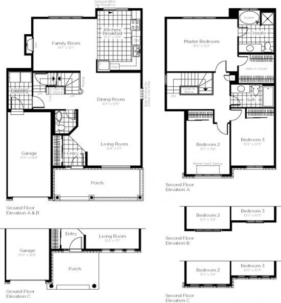 Parkside at Arcadia - Chelsea 3 Plan, Ottawa ON | Livabl