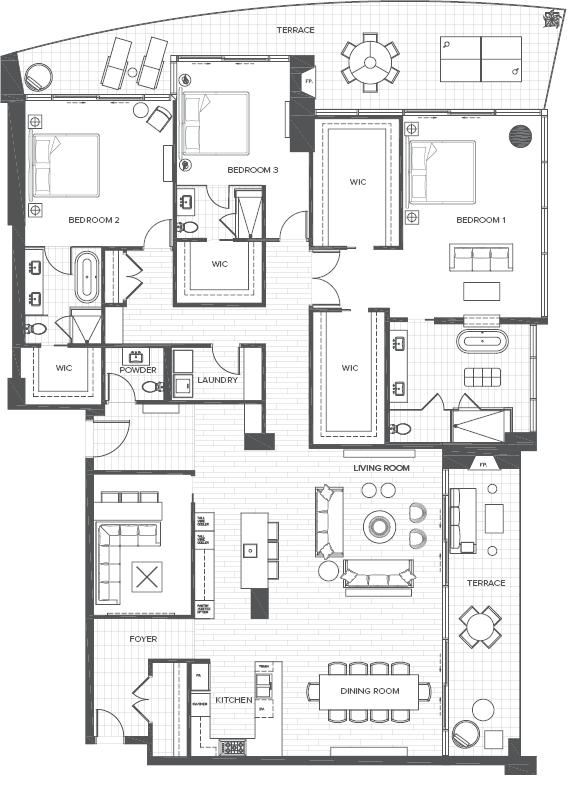 Bleu Ciel - Amalgamation 03 Plan, Dallas TX | Livabl