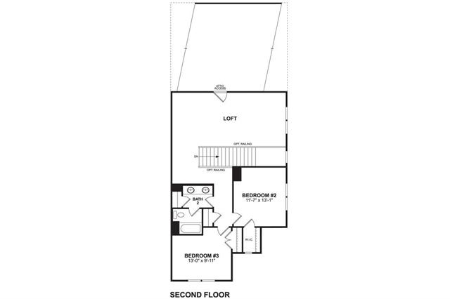 Amberly Village Square - Glenwood - End Home Plan, White Oak NC | Livabl