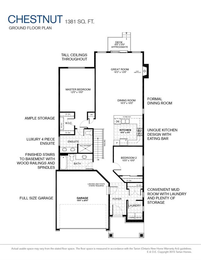 Havencrest - Chestnut Plan, Ottawa ON | Livabl