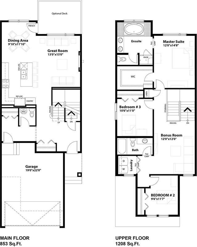 Sunset Ridge in Cochrane - Hillcrest Plan, Cochrane AB | Livabl