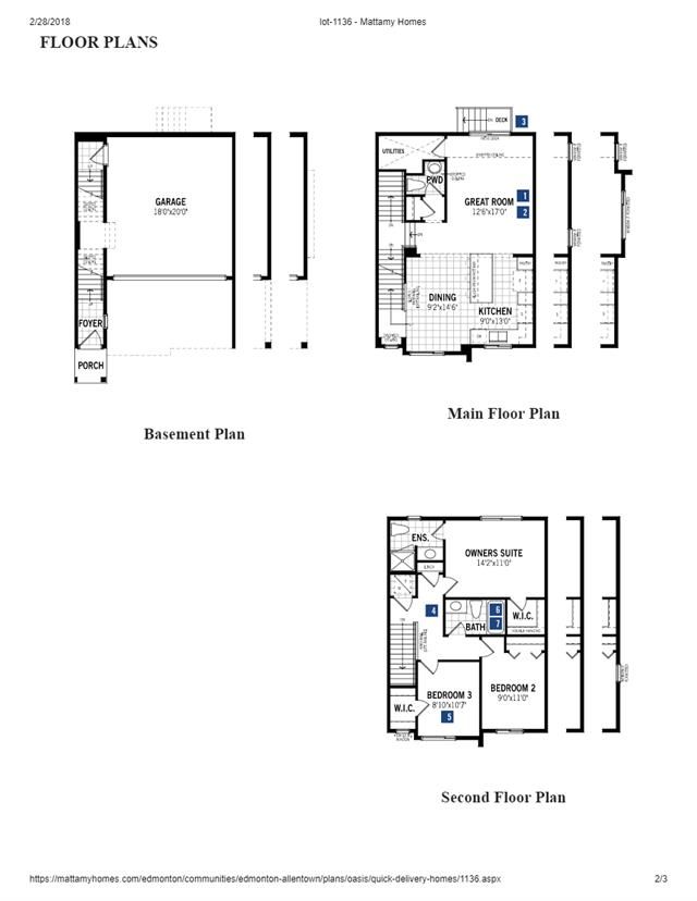 Allentown - Oasis Plan, Edmonton AB | Livabl