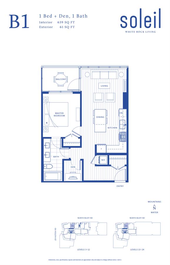 Soleil - B1 Plan, White Rock BC | Livabl