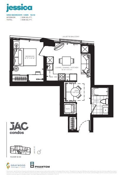 JAC Condos - Jessica Plan, Toronto ON | Livabl