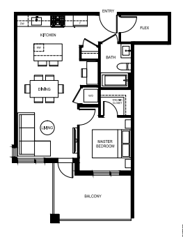 Grafia - A6 Plan, Vancouver BC | Livabl