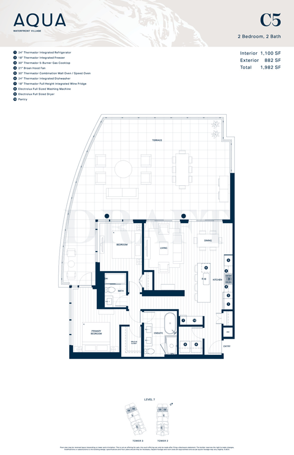 Aqua Waterfront Village - C5 Plan, Kelowna BC | Livabl