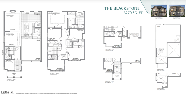 Whitby Meadows - Single-Family Homes - The Blackstone Plan, Whitby ON ...