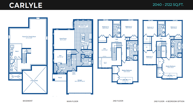Summit View - SOLD OUT - Carlyle Plan, Collingwood ON | Livabl