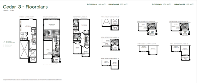 The Heights of Harmony - Cedar 3 - B2 Plan, Oshawa ON | Livabl