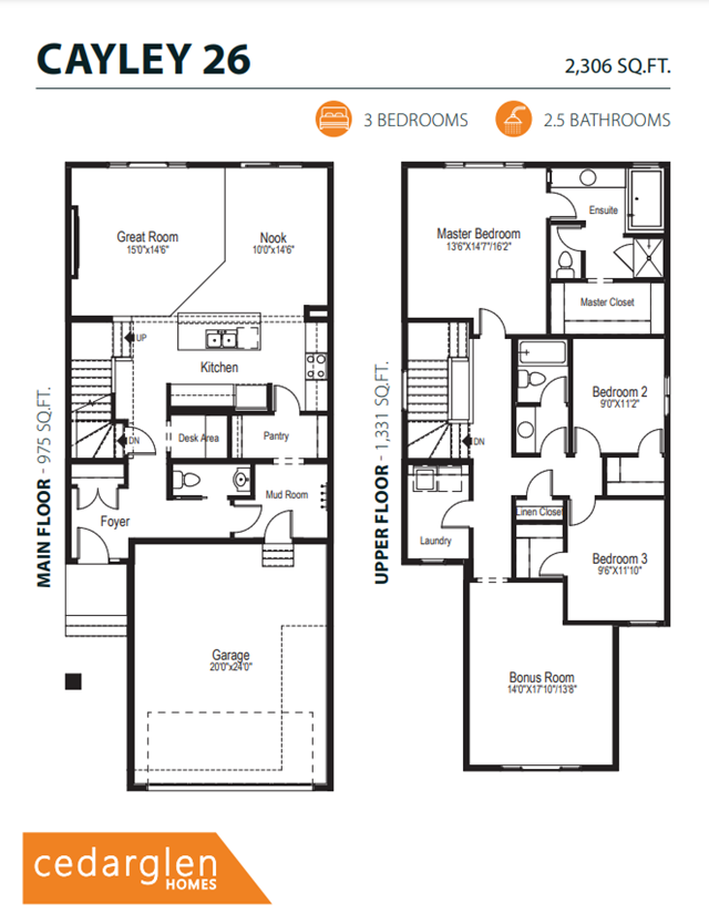 Cranston's Riverstone - Cayley 26 Plan, Calgary AB | Livabl