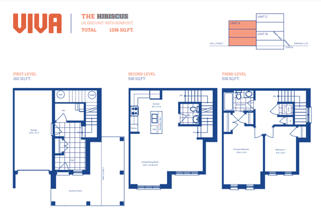 VIVA Towns - The Hibiscus - End Unit w/ Bumpout Plan, Kitchener ON | Livabl