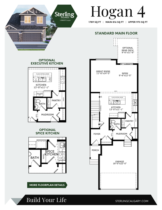 Sirocco - Hogan 4 Plan, Calgary AB | Livabl